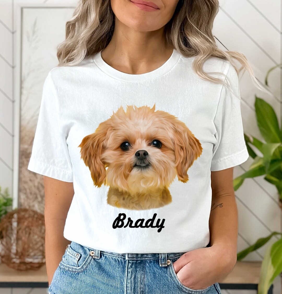 Custom Pet Shirt, Personalized Pet Shirt, Pet Photo Name Shirt, Custom ...