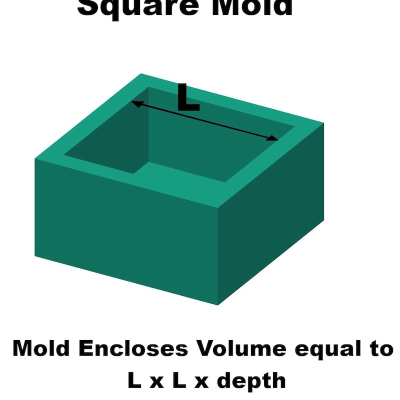 Square Silicone Mold - Etsy