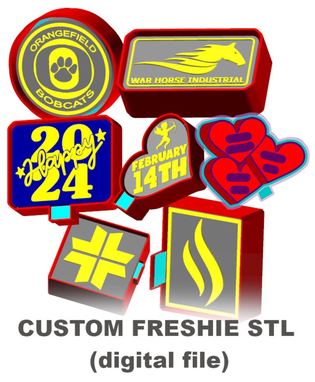 Custom Made With Your Design Freshie Blank or Candle Blank for Molding ...