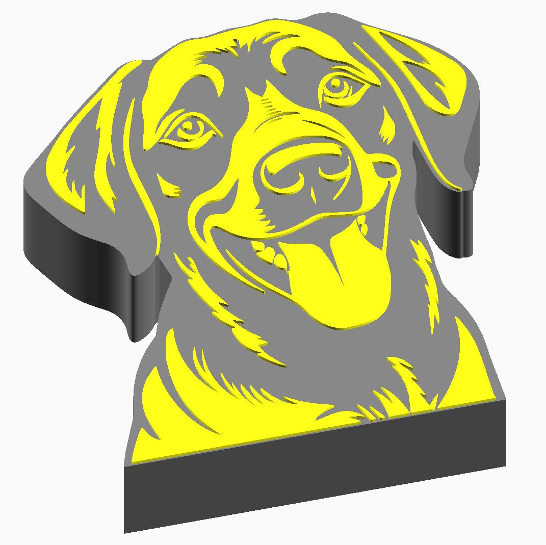 Dog Labrador Retriever Freshie STL File for 3-D Printing a Mold Form - Etsy