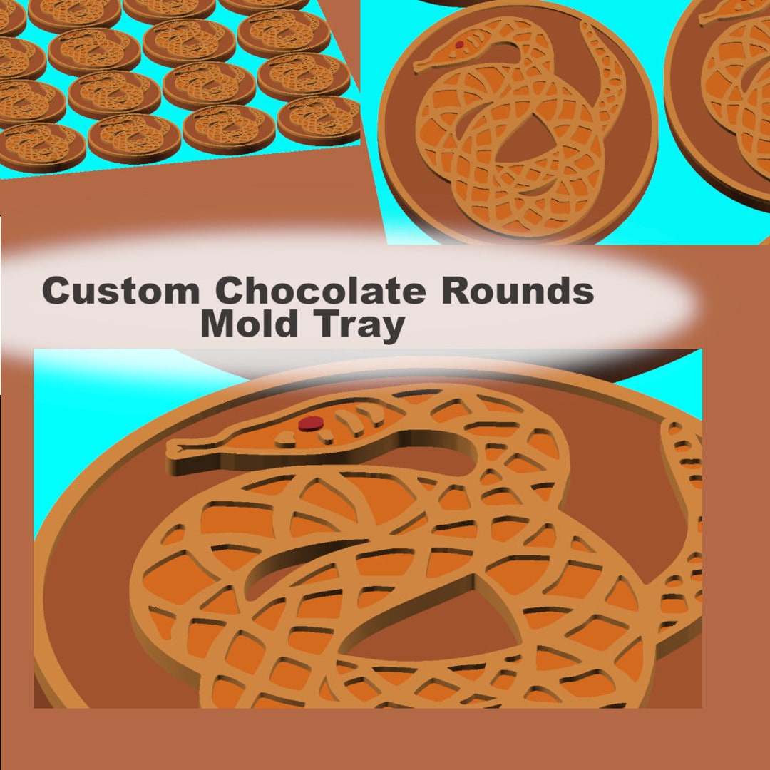 Custom Chocolate Mold With Your Design Tray of Bars or Single Bar ...
