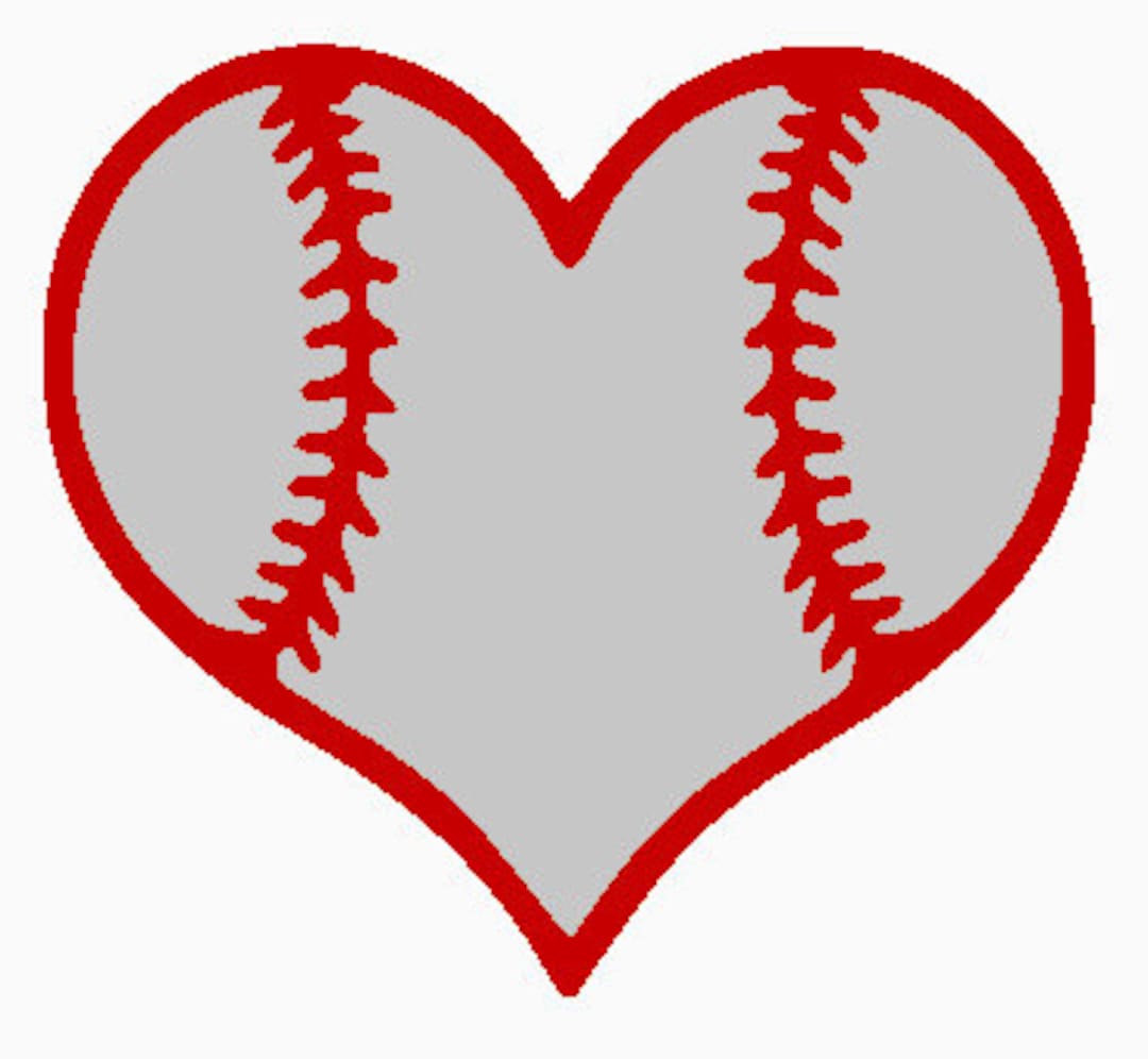 Baseball Heart Valentines Day - Freshie Blank for Molding 3d Printer ...