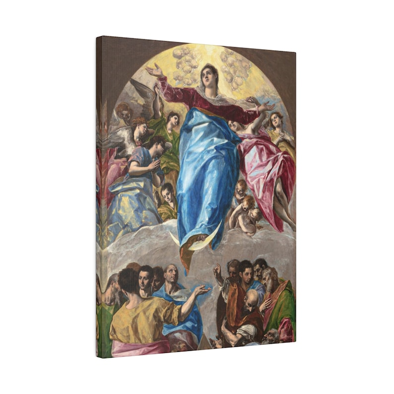 The Assumption of the Virgin Canvas Wall Art ( 1577) | El Greco ...