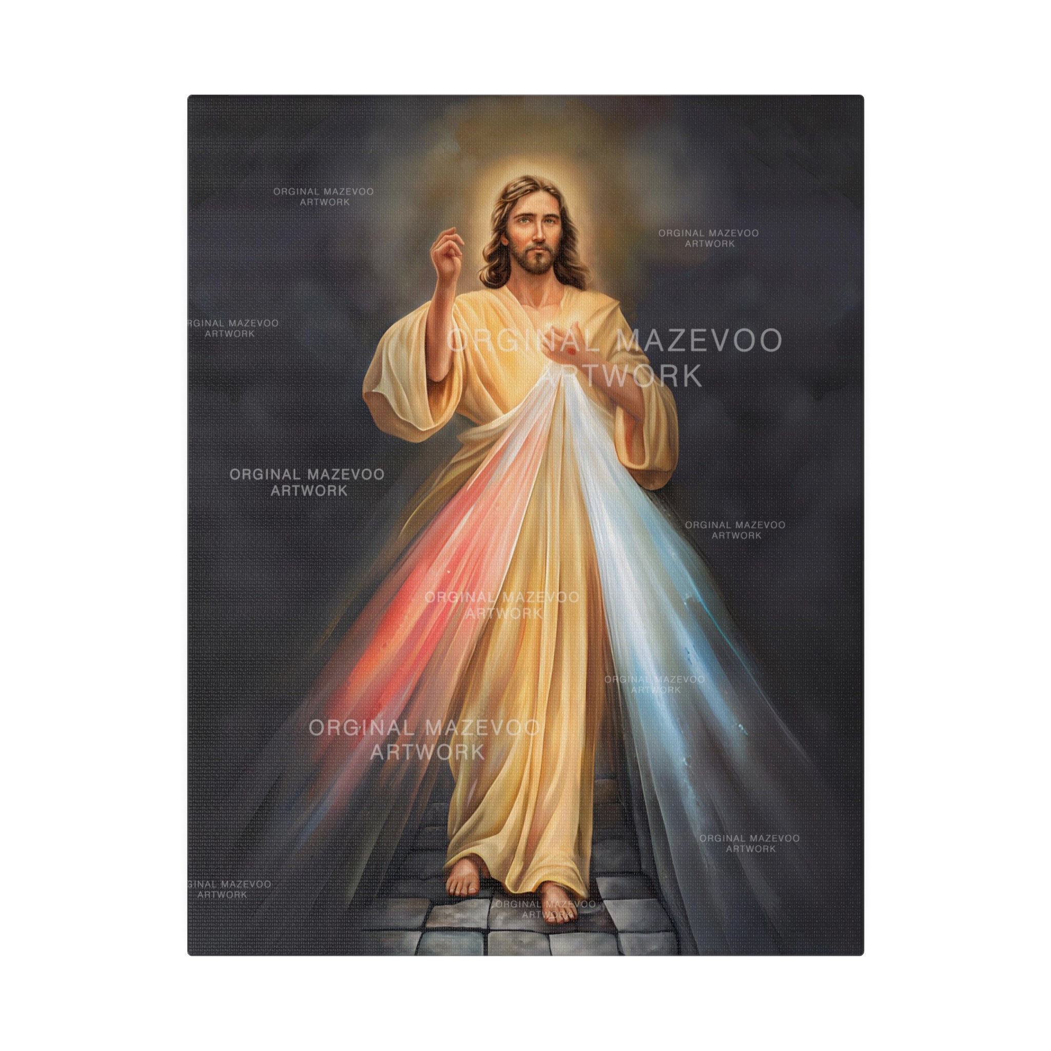 Divine Mercy Image for Men & Women | Divine Mercy Wall Art | Devine ...