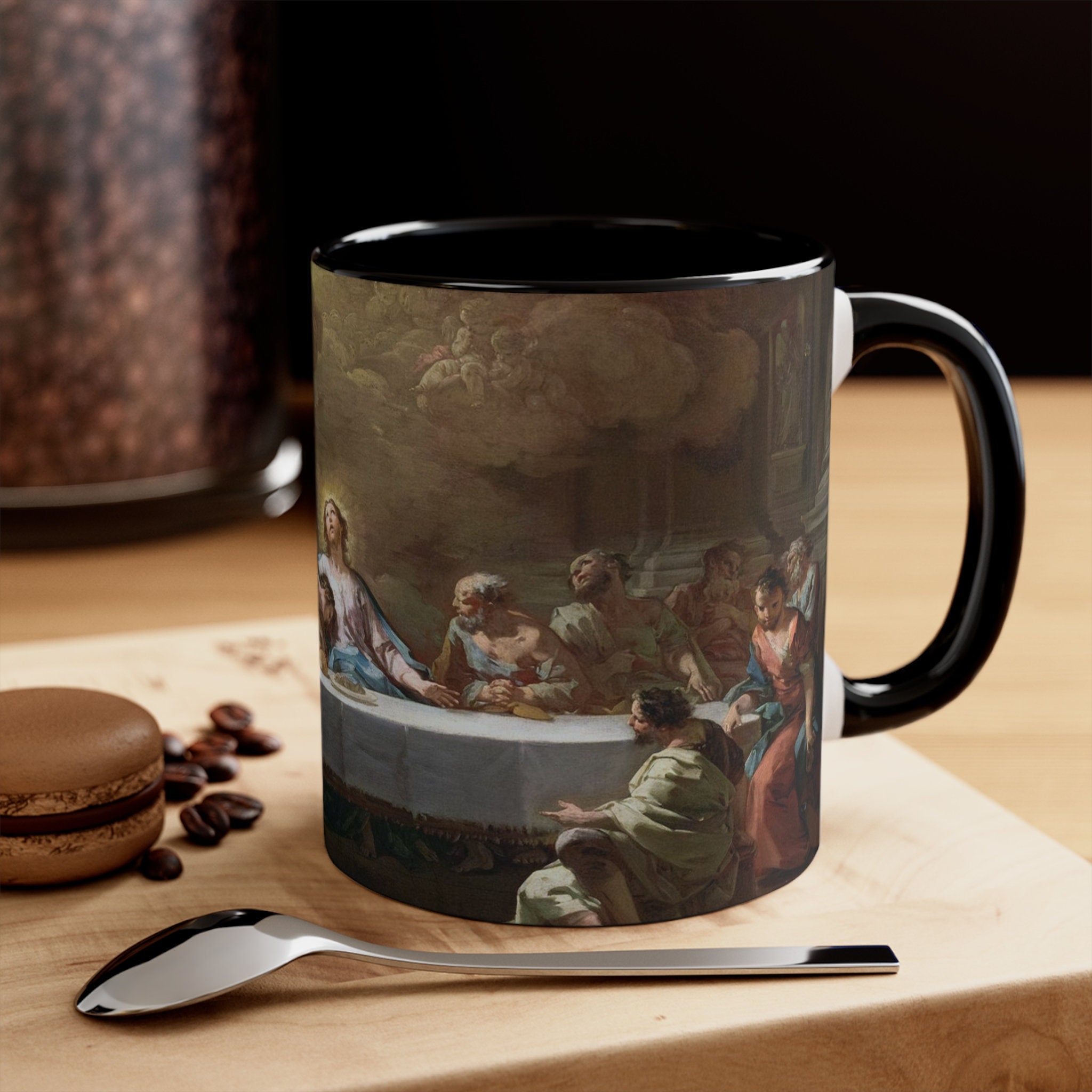 Last Supper Coffee Mug 18th Century | Classic Jesus Mug | Vintage ...