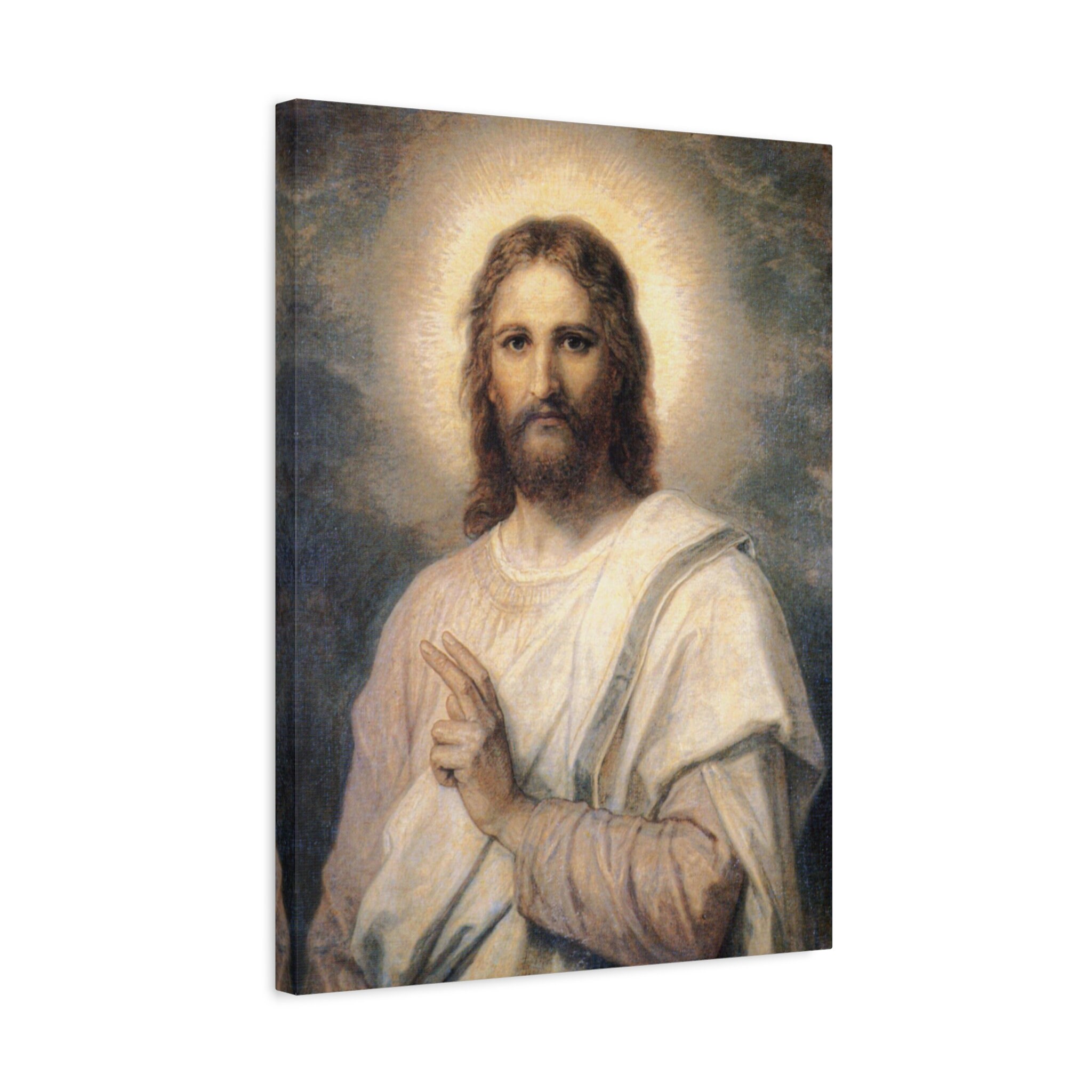 Portrait of Jesus Christ Wall Art (1894), Christian Canvas Print ...