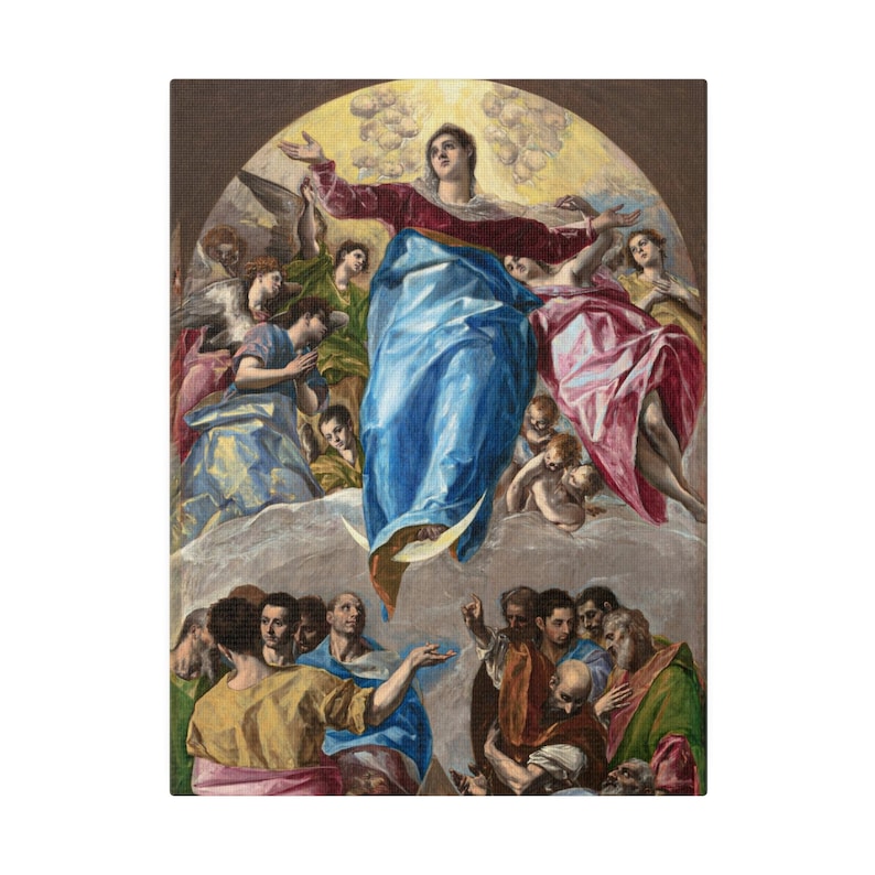 The Assumption of the Virgin Canvas Wall Art ( 1577) | El Greco ...
