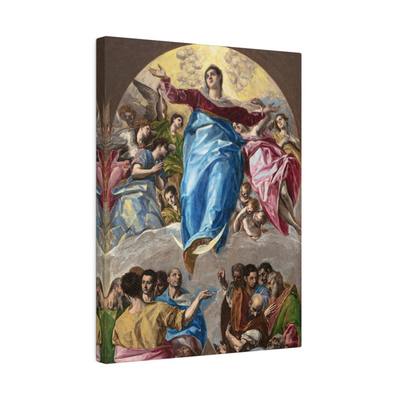 The Assumption of the Virgin Canvas Wall Art ( 1577) | El Greco ...