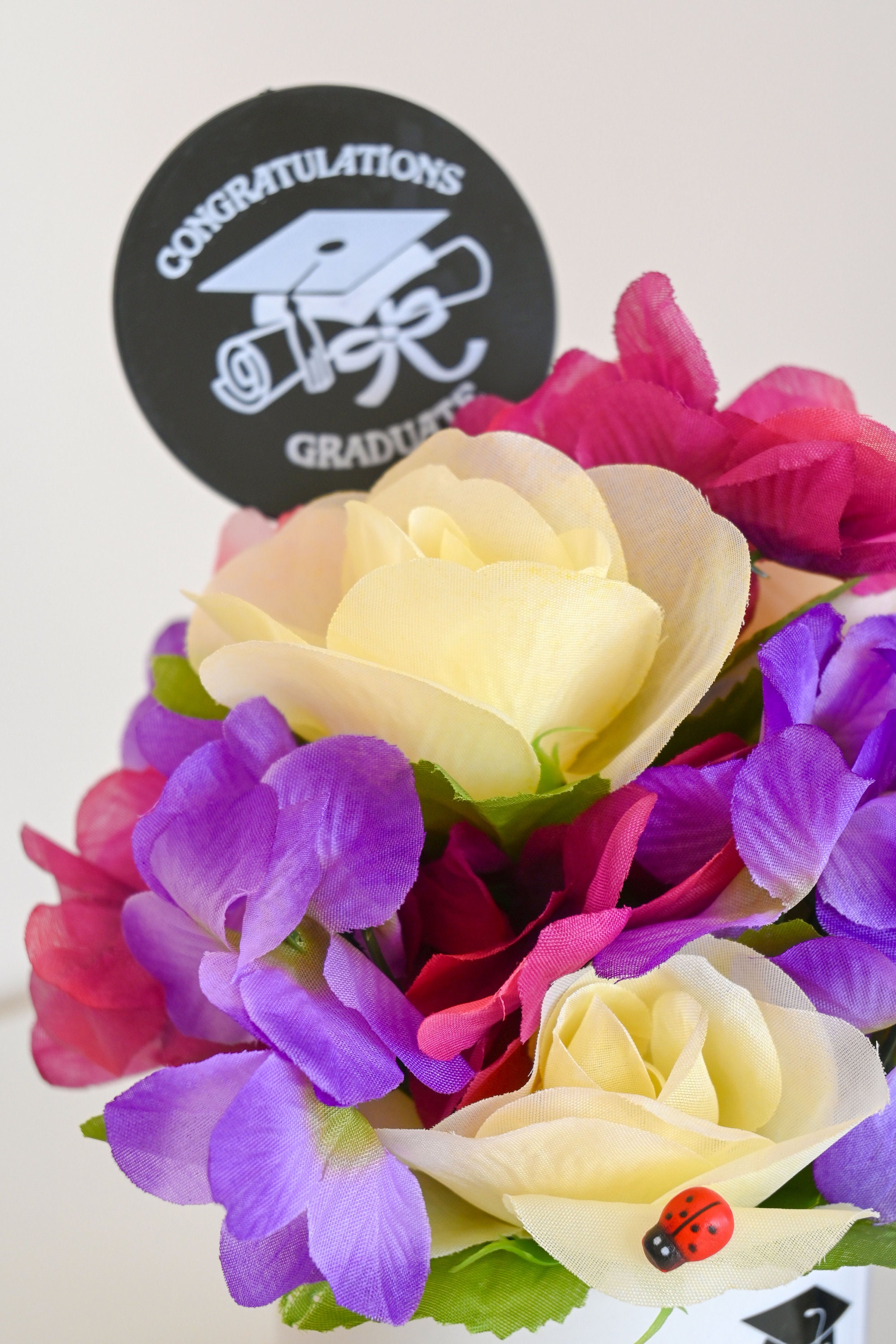 Graduation Flower Arrangement Graduation Gift Graduated Floral ...