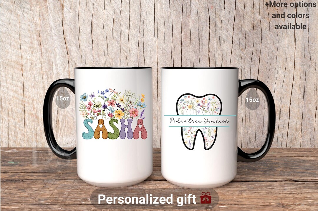 Custom Dentist Mug, Personalized Dental Mug,dental Hygienist Gift ...