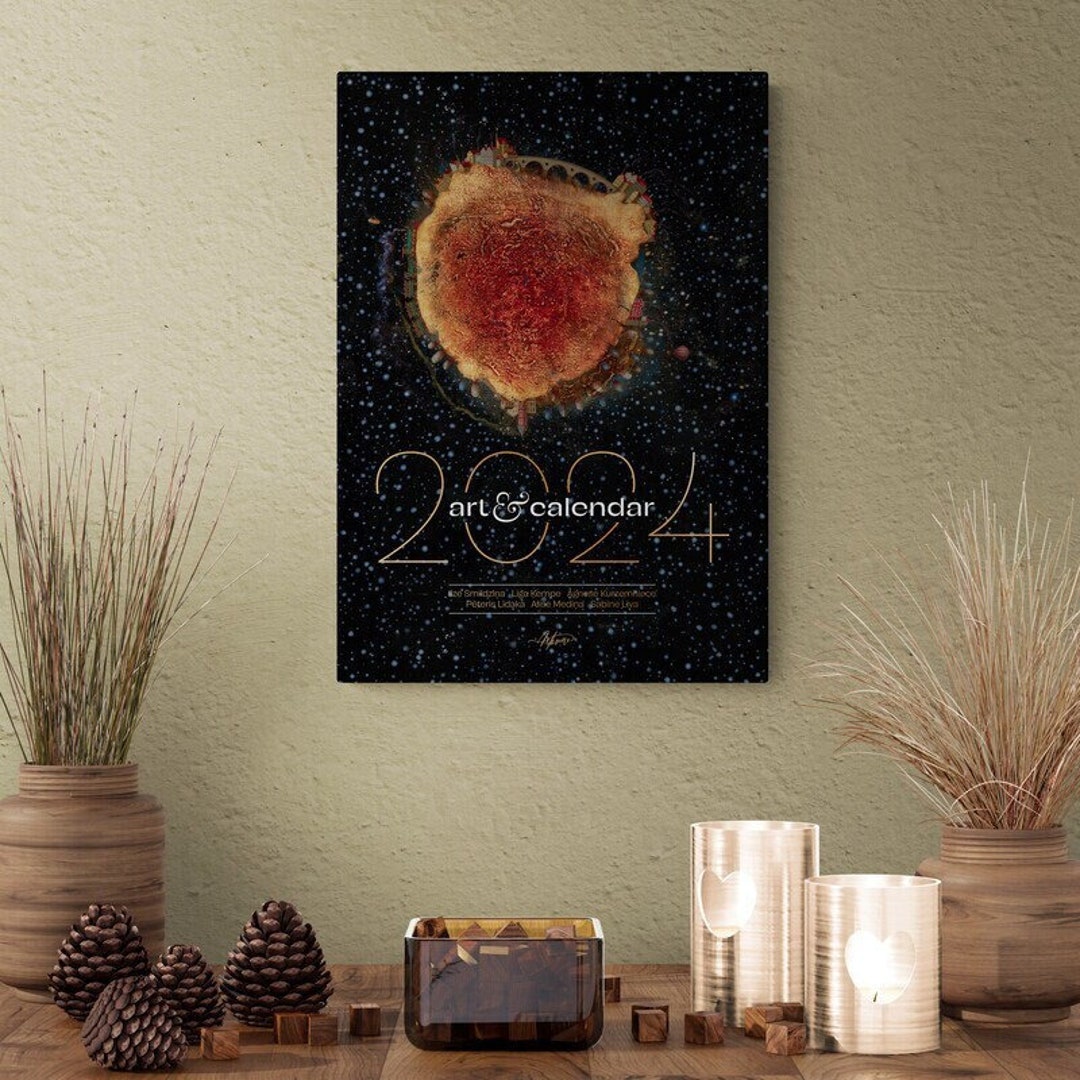 2024 Fine Art Calendar:12 Original Masterpieces Gift for Art Lovers ...