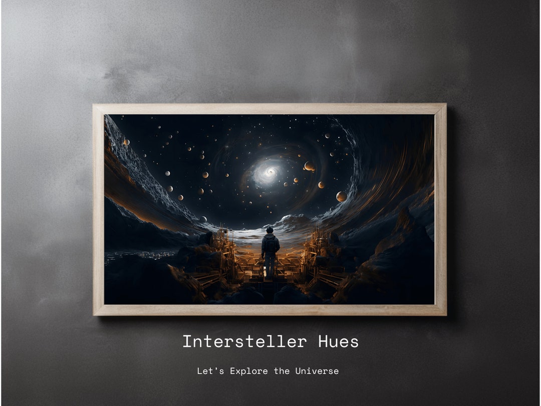 Warp Digital Print, Outer Space Wallpaper, Cosmic Poster, Galaxy ...