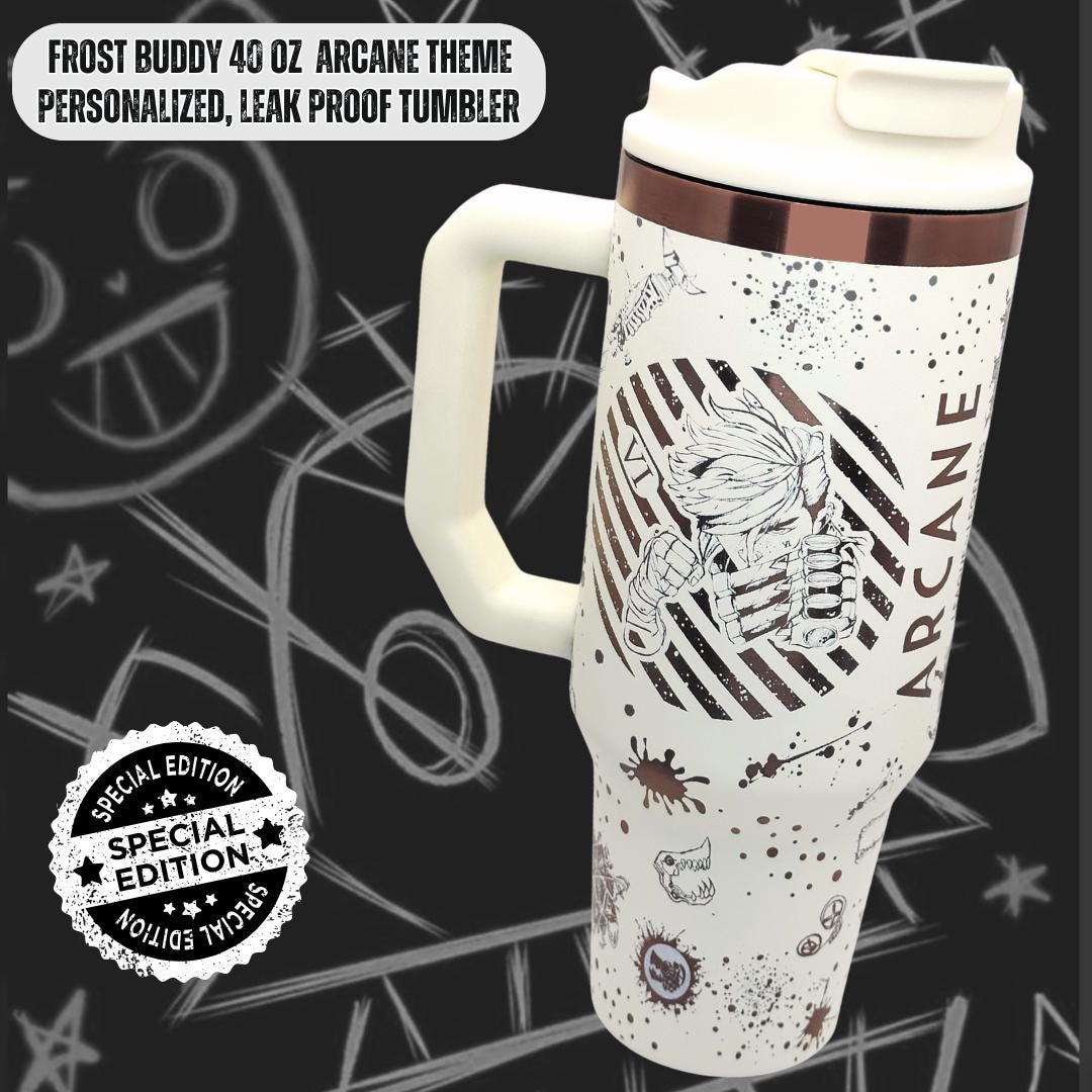 Personalized Arcane League of Legends Tumbler: Engraved Frost Buddy ...