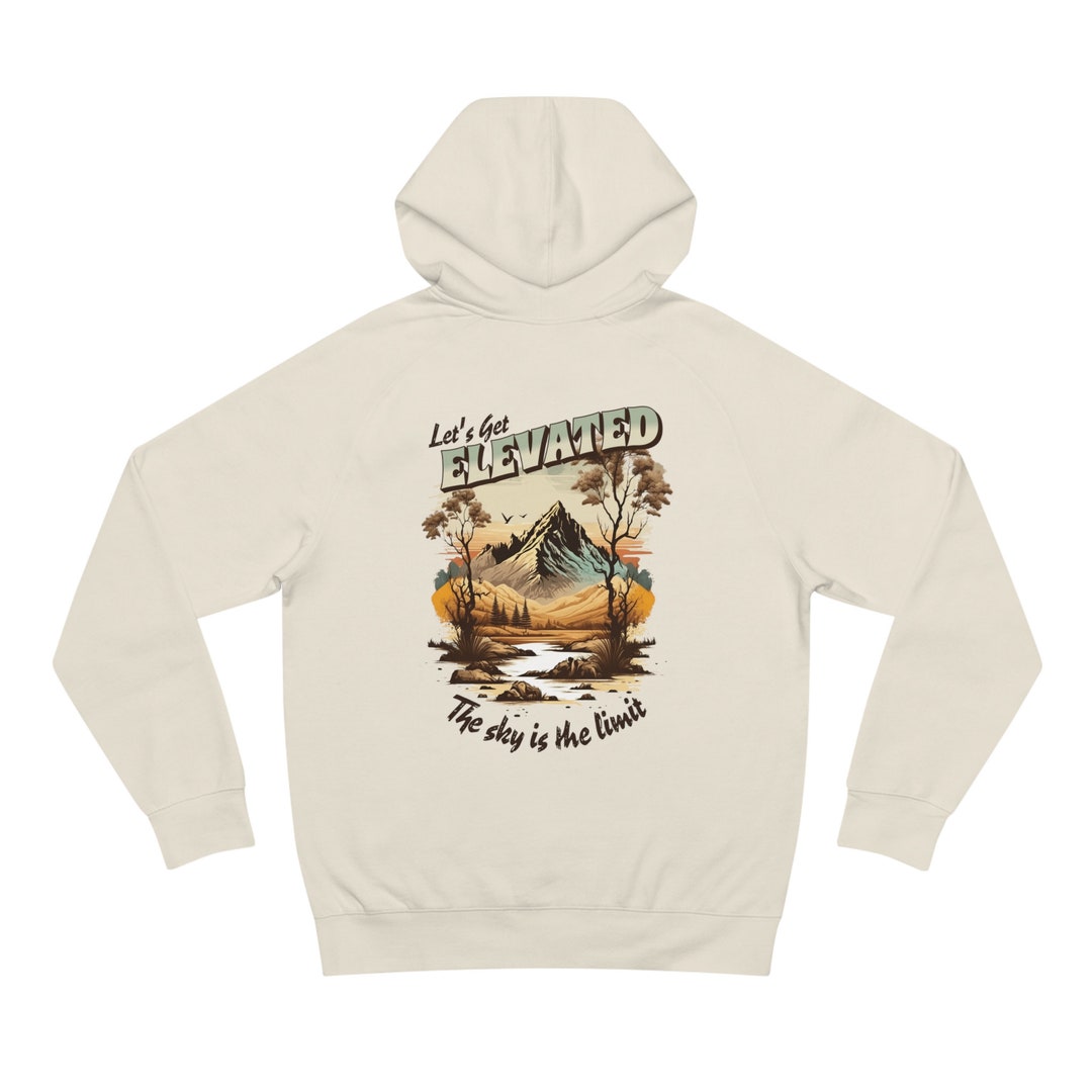 Lets Get Elevated Hoodie AS Colour 5101 Hoodie Graphic - Etsy