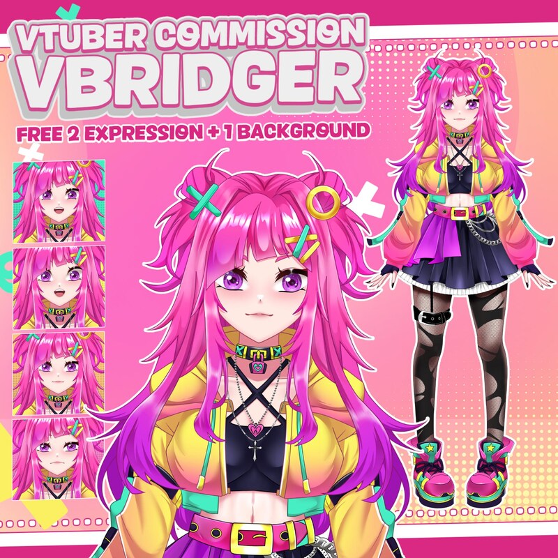 Free Custom Vtuber Models - Etsy