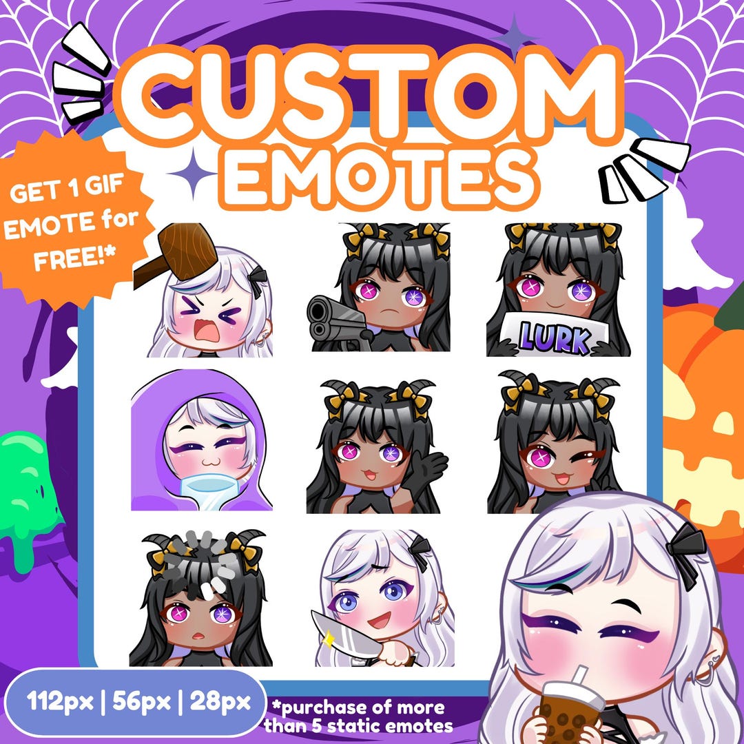 Custom Emotes Custom Twitch Emotes Kick Emotes GIF Emotes Animated ...