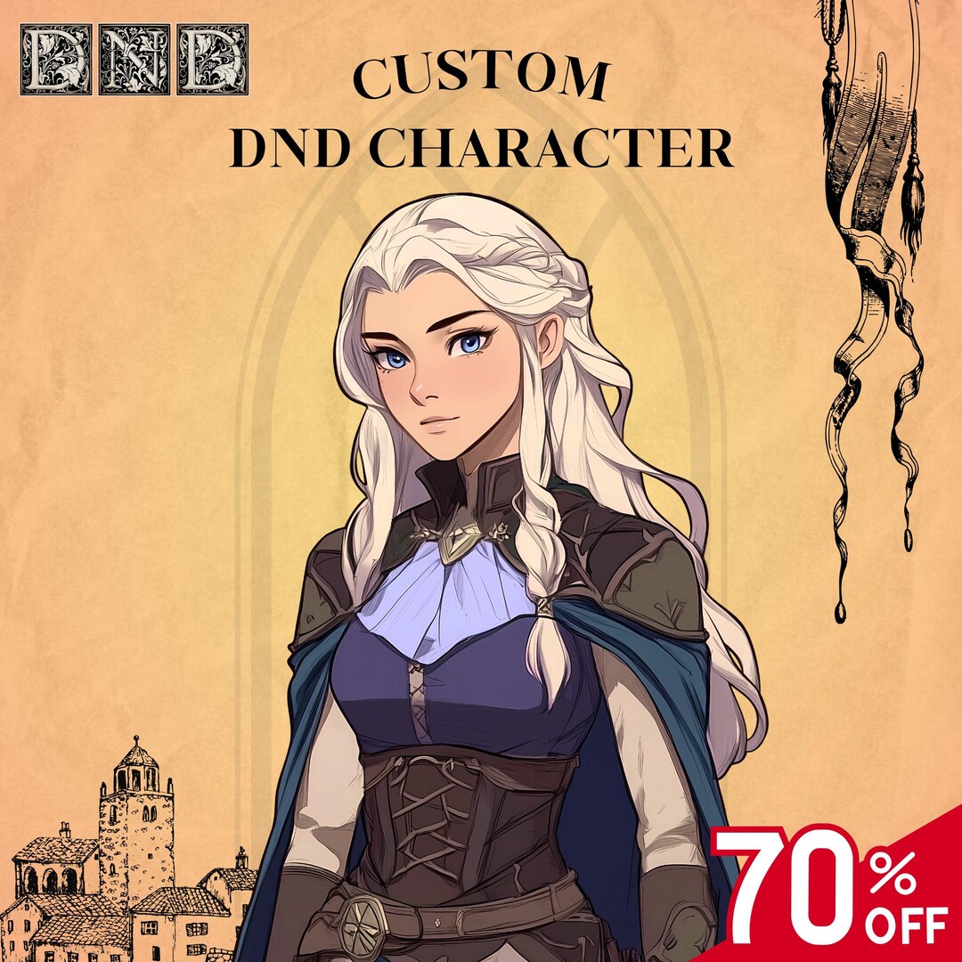 Custom Dnd Character Art: Digital Portrait Commission - Etsy