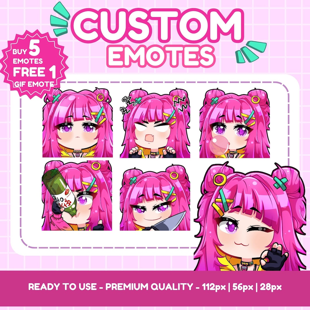 Emotes de Twitch premium personalizados de alta calidad / Emoji de ...