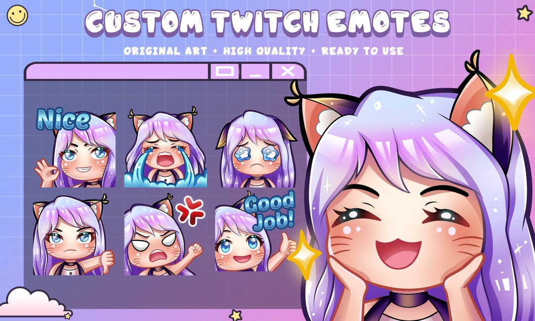 Custom Emotes Emoji Emotes Twitch Emotes Custom Emotes - Etsy Australia