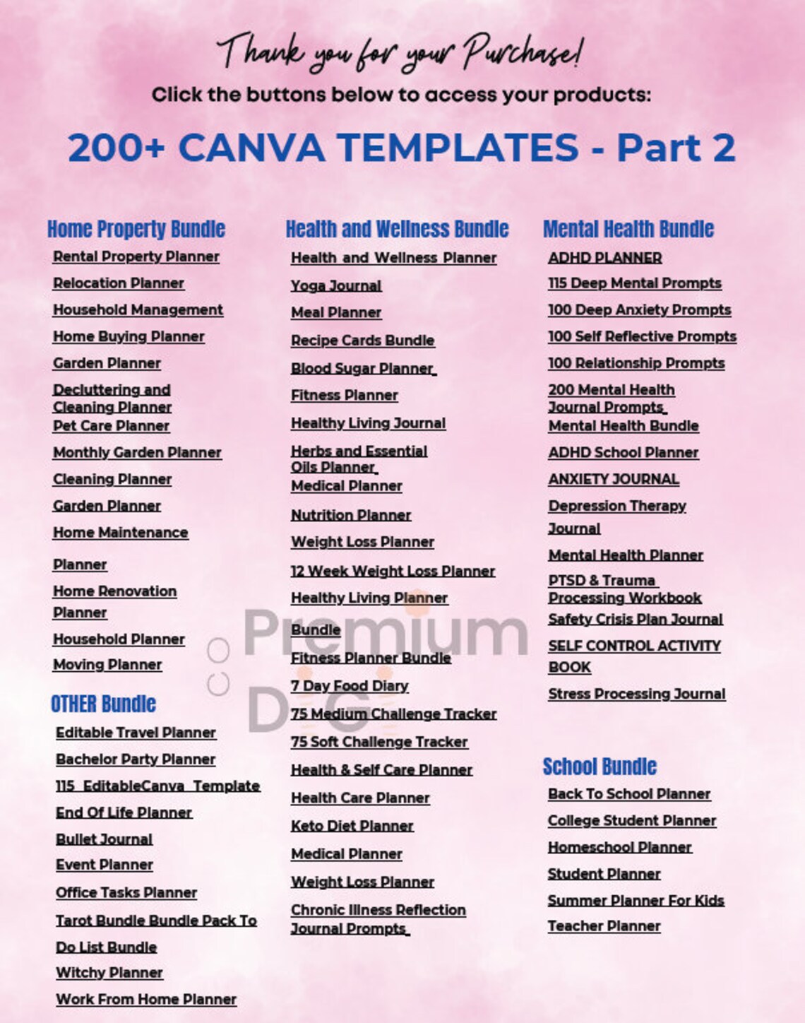 Ultimate Canva Templates Bundle. 200+ Canva Journals and Planners - Etsy