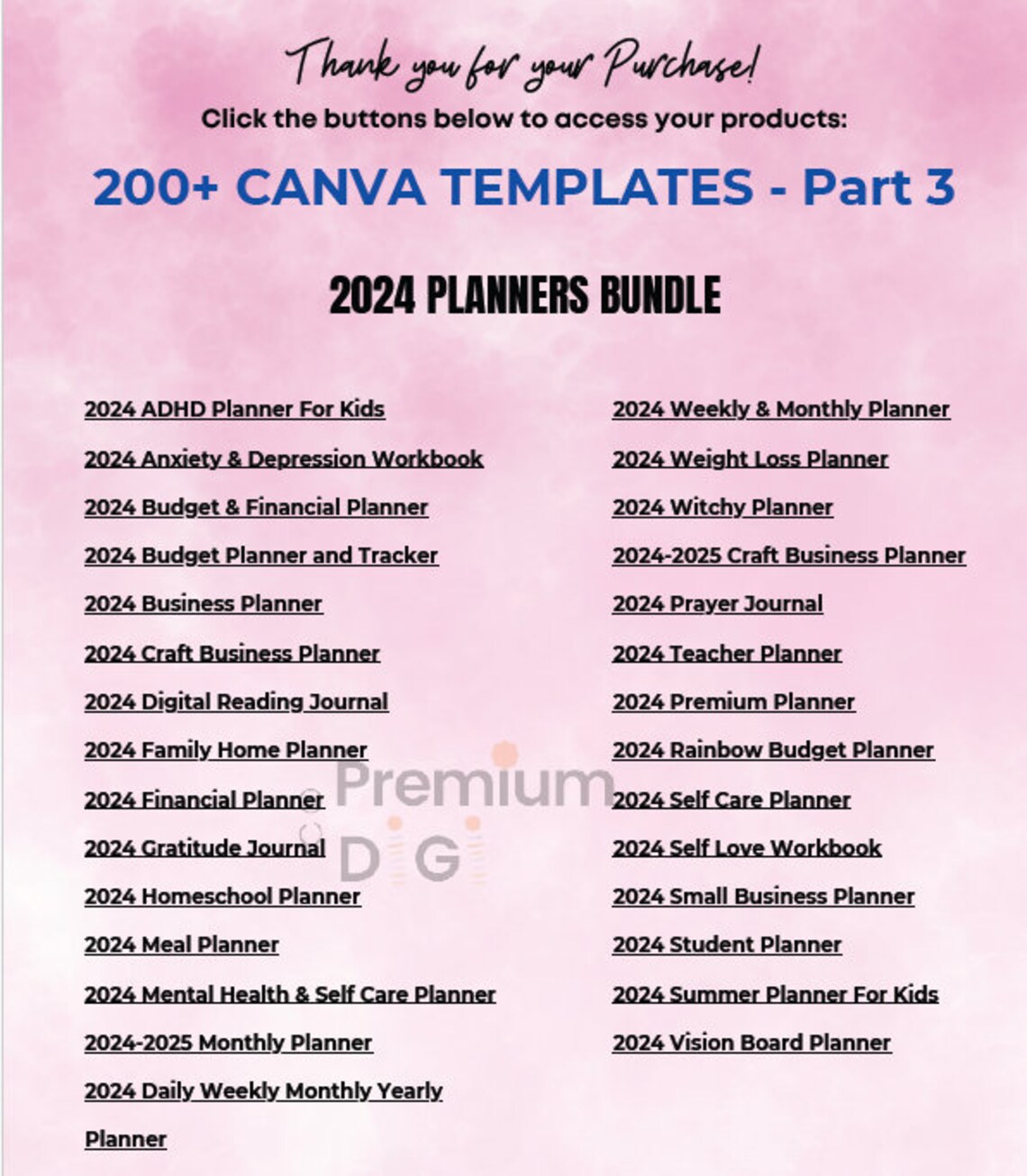 Ultimate Canva Templates Bundle. 200+ Canva Journals and Planners - Etsy