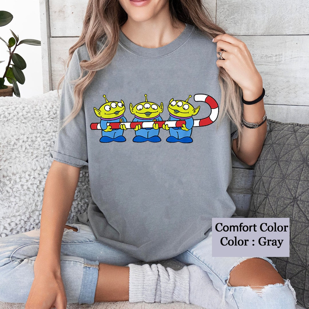 Disney Pixar Toy Story Aliens Candy Cane Christmas T-shirt - Etsy