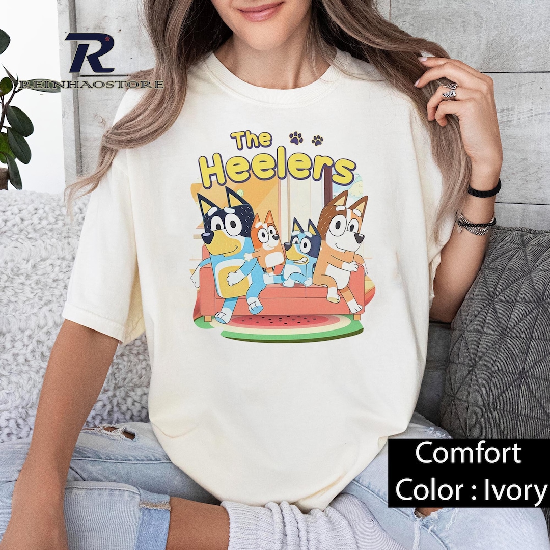 Bluey the Heelers, Bluey Bandit Family Shirt, Bandit Heeler, Bluey ...