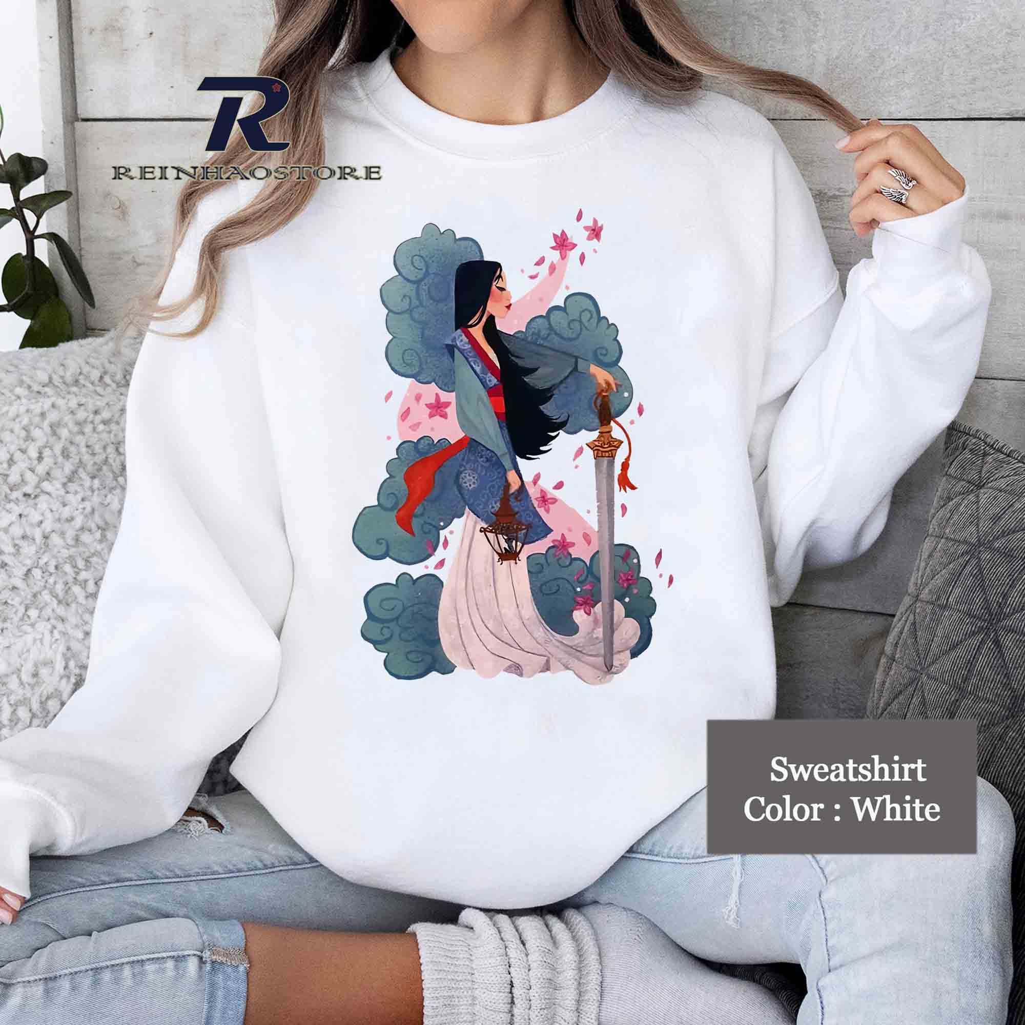 Disney Princess Mulan Half Girl Half Warrior Portrait Retro - Etsy