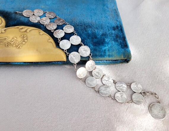 Antique 1890s Guatemala 1/4 Quarter Real 835 Silver C… - Gem