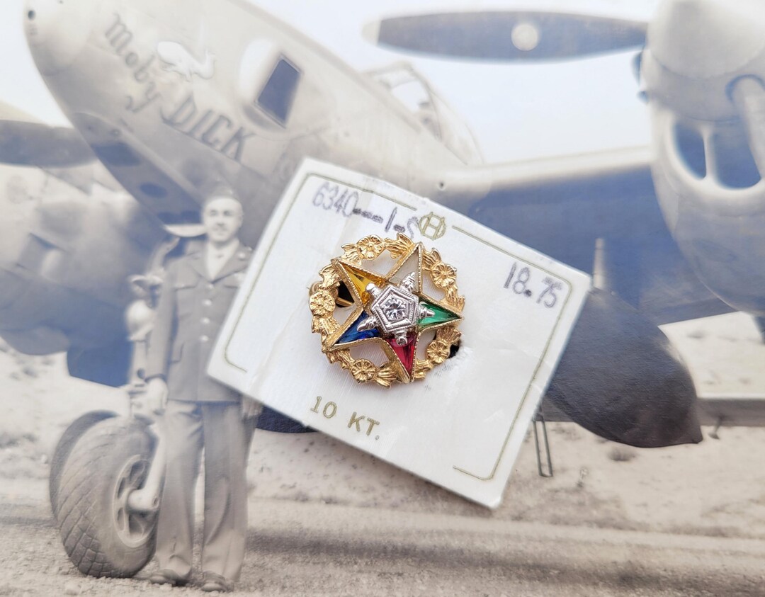 Vtg 10k Yellow Gold Masonic Order of the Eastern Star Badge Masonic Pin - 1.83g - Etsy