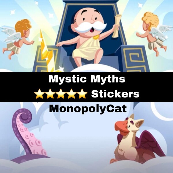 Monopoly Go Stickers - Etsy