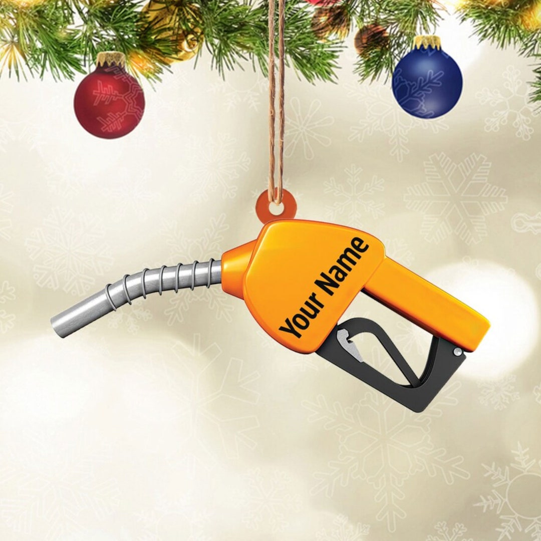 Personalized Gas Pump Christmas Ornament Funny Gas Pump - Etsy