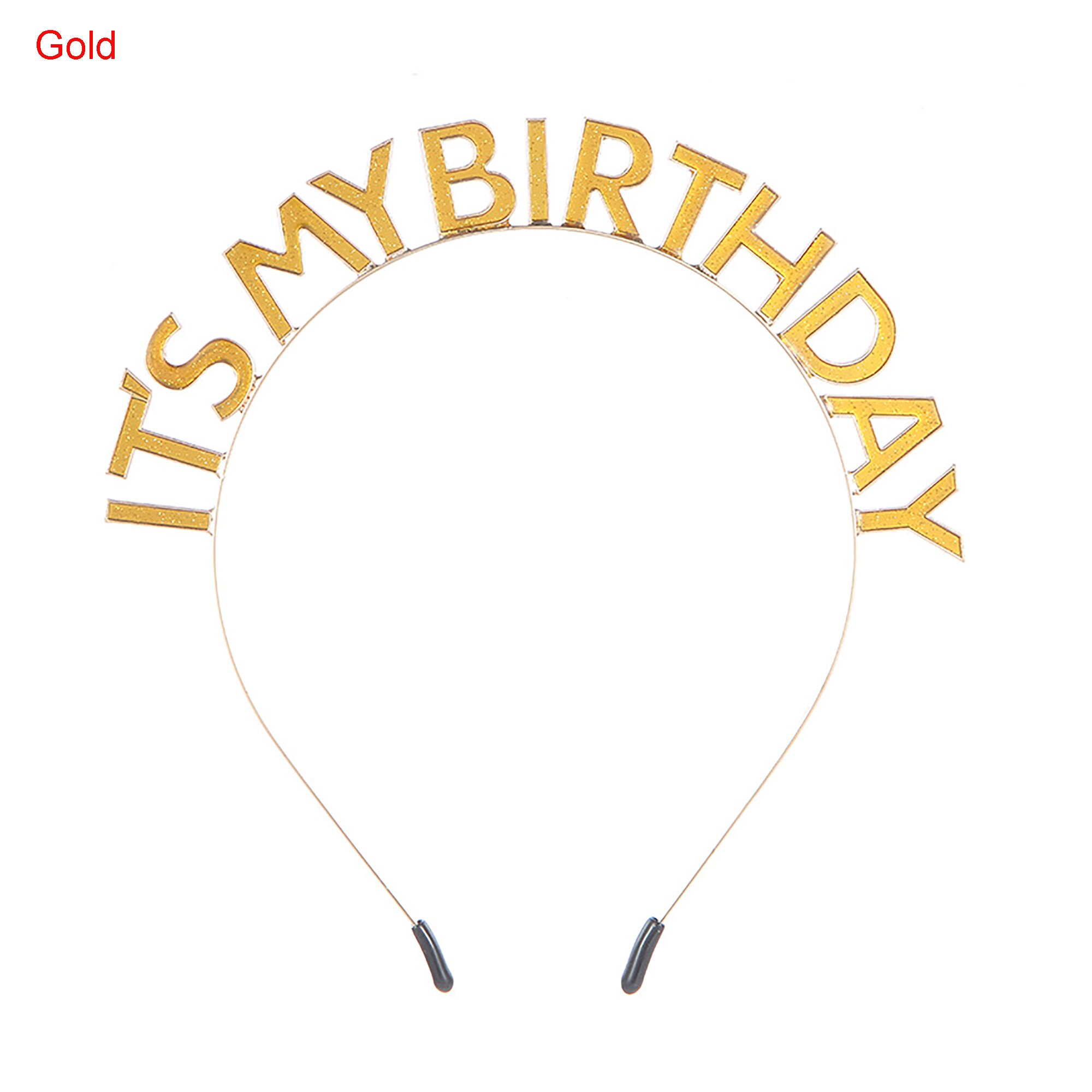 Its My Birthday Headband,birthday Party Decoration,colorful Party ...