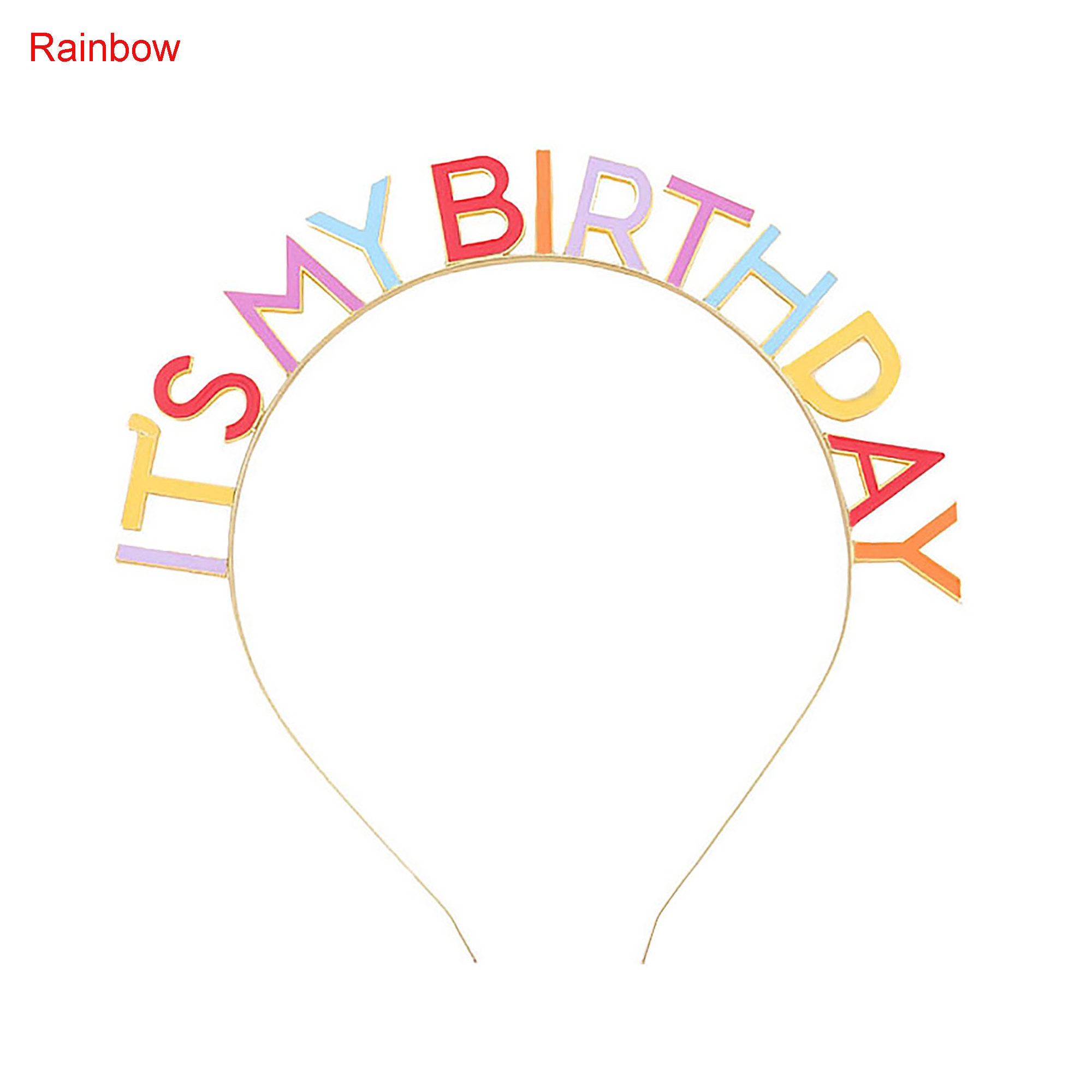 Its My Birthday Headband,birthday Party Decoration,colorful Party ...