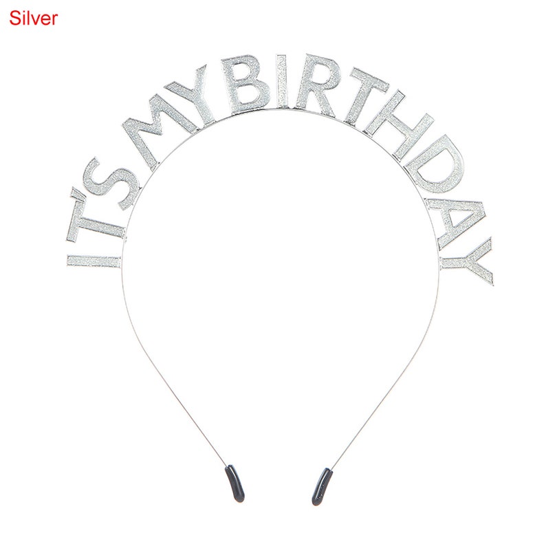It’s My Birthday Headband,birthday Party Decoration,colorful Party ...