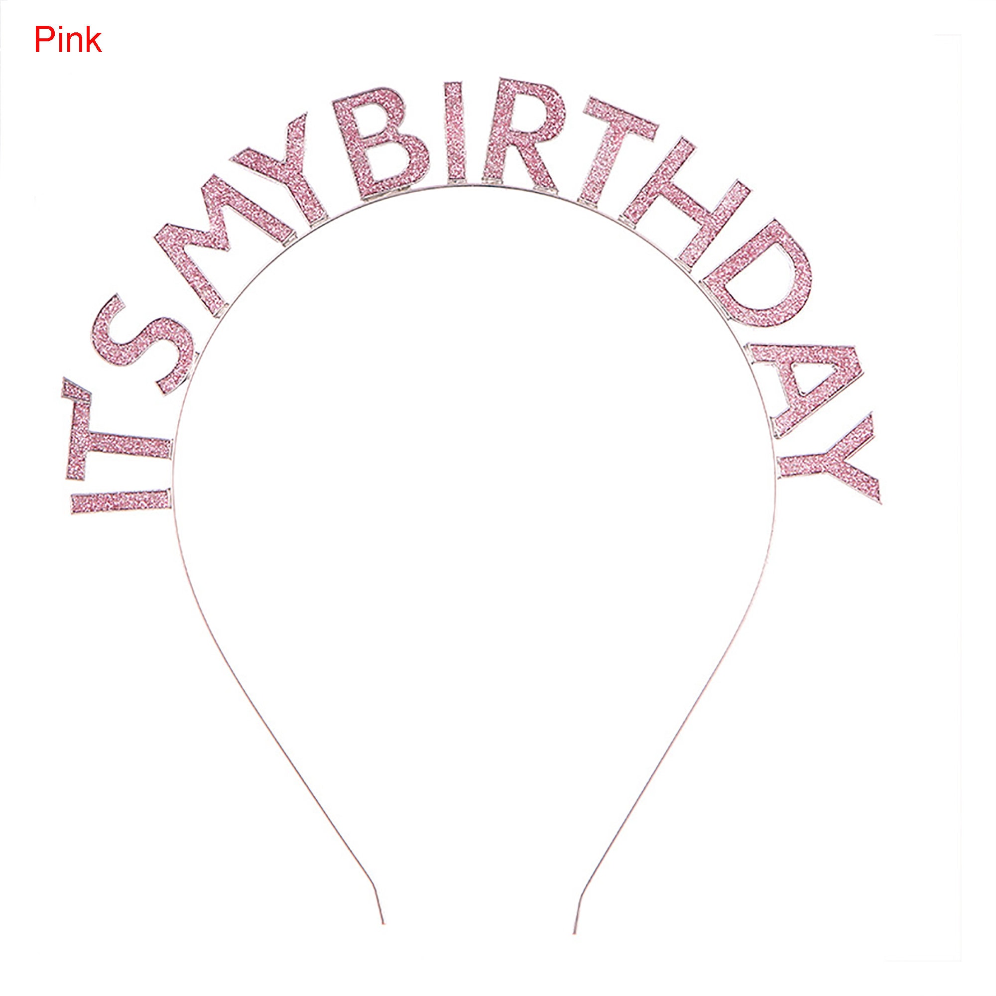 Its My Birthday Headband,birthday Party Decoration,colorful Party ...
