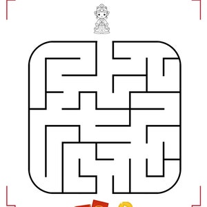 Chinese New Year Printable Activity for Lunar New Year Games With ...