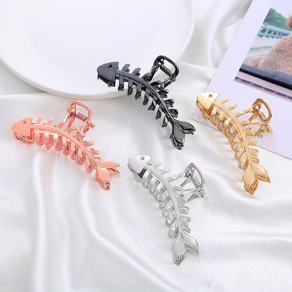 Bone Hair Clip - Etsy