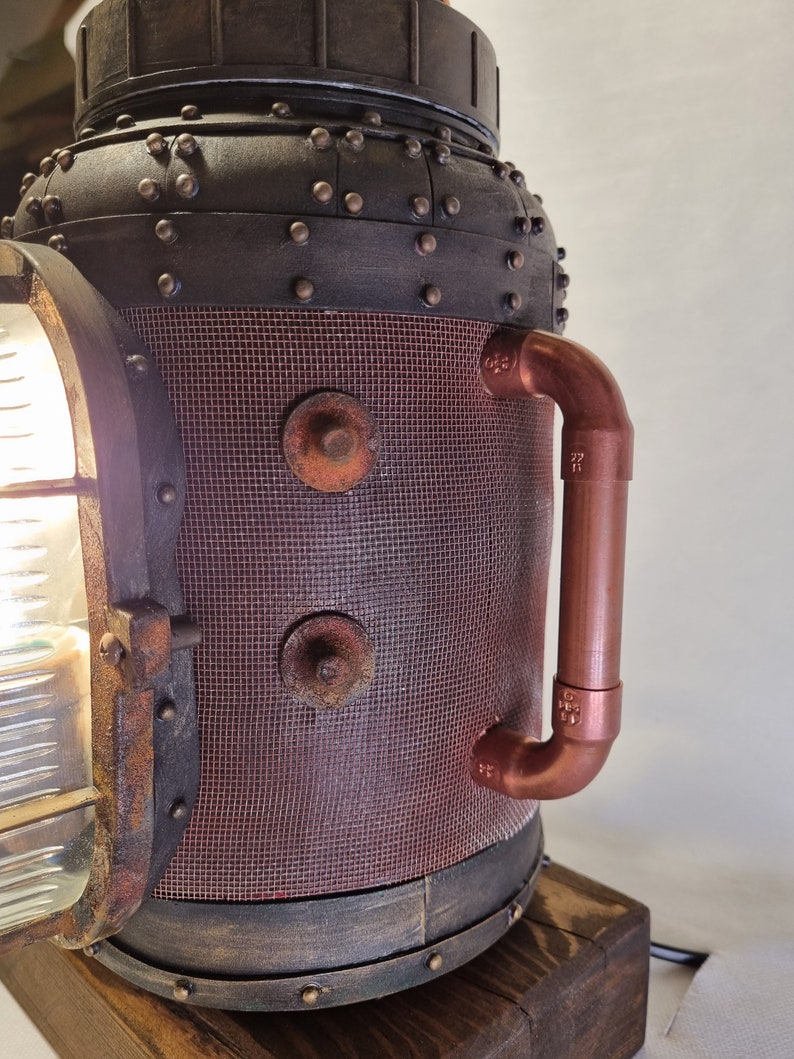 Steampunk Style, Handmade Desk Lamp - Etsy