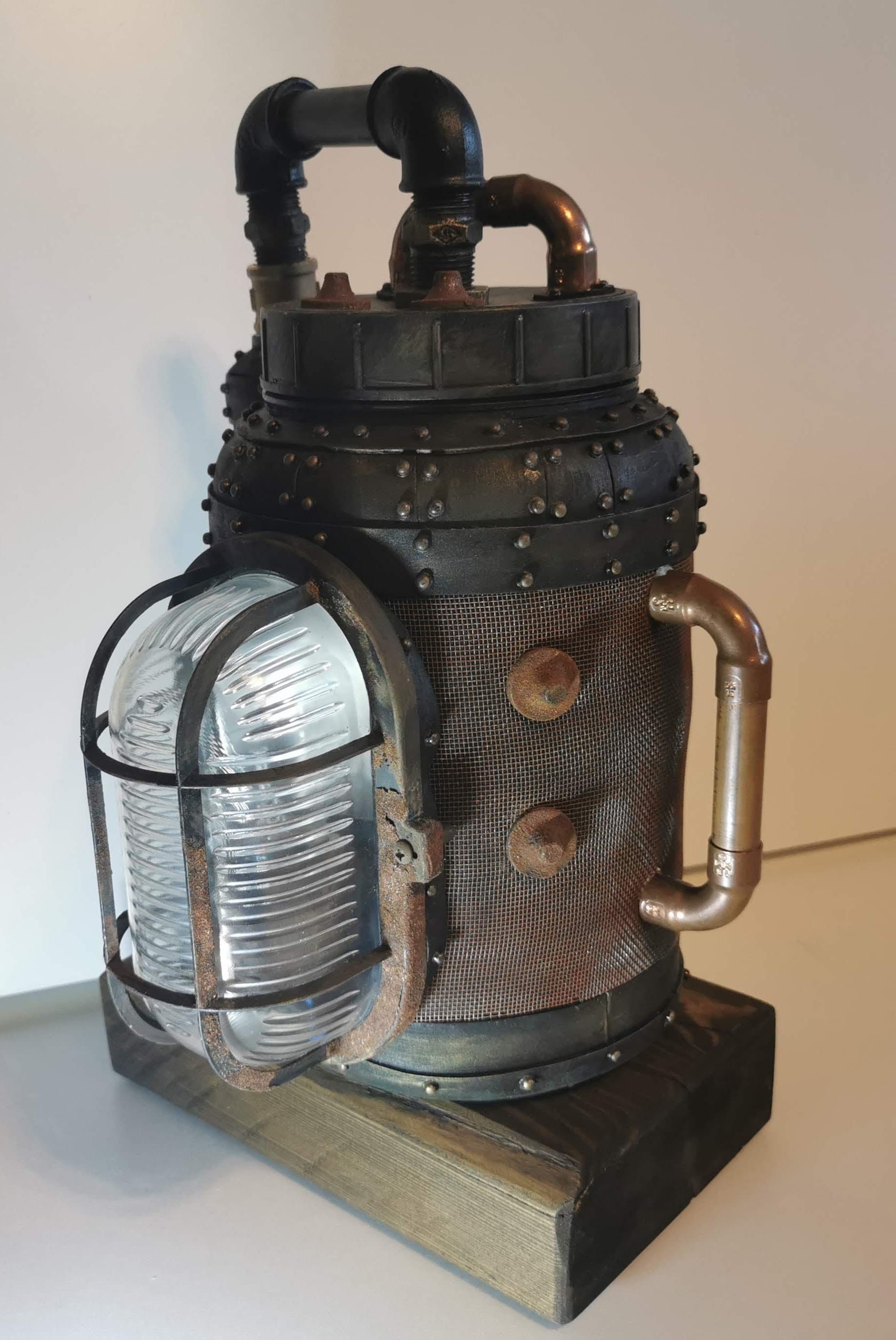 Steampunk Style, Handmade Desk Lamp - Etsy