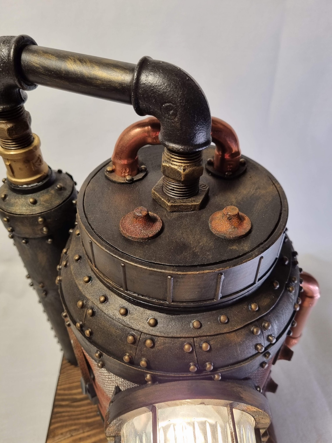 Steampunk Style, Handmade Desk Lamp - Etsy