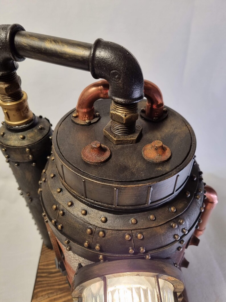 Steampunk Style, Handmade Desk Lamp - Etsy