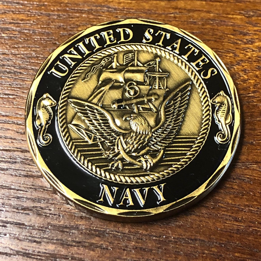 US Navy Shellback Challenge Coin - Etsy
