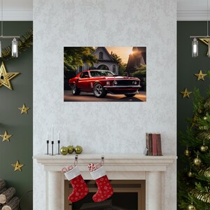 1969 Ford Mustang BOSS 429 Matte Posters Gearhead Gift a - Etsy