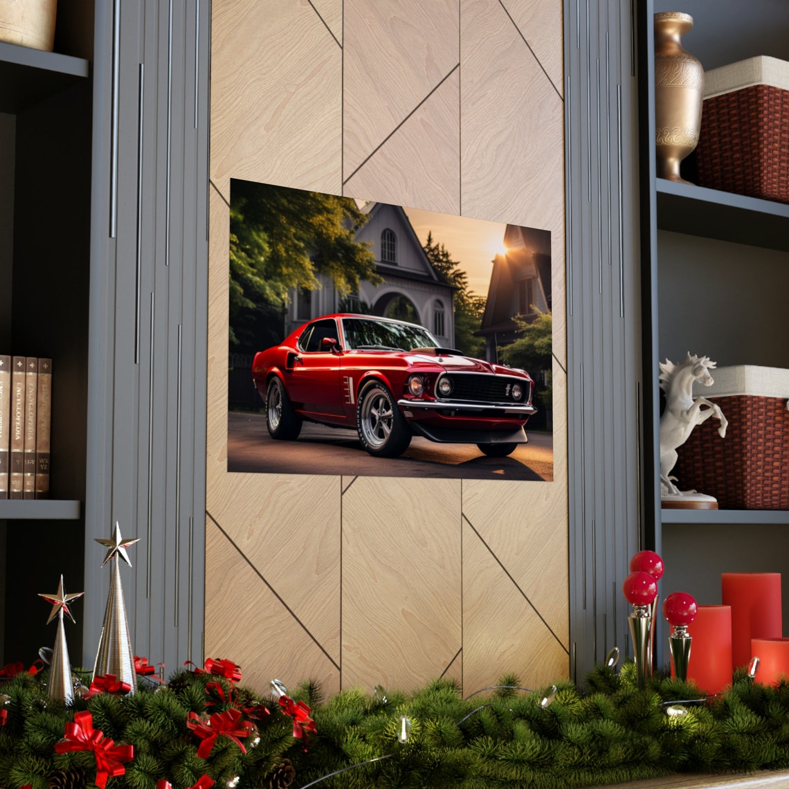 1969 Ford Mustang BOSS 429 Matte Posters Gearhead Gift a - Etsy