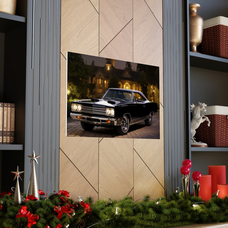 1968 Plymouth Roadrunner Hemi Matte Poster, Gift for Dad,unique Car ...