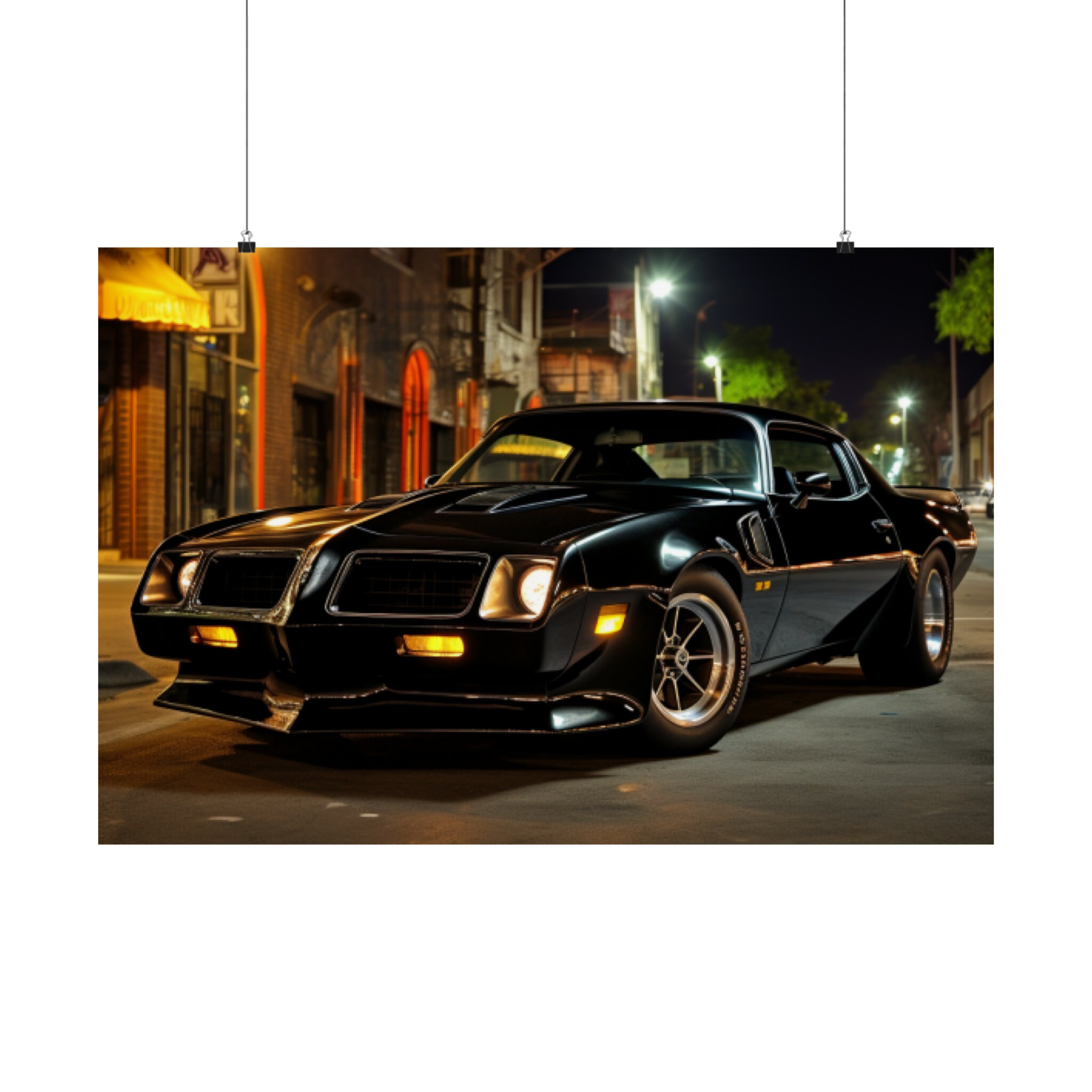 1978 Pontiac Firebird Trans Am Matte Poster Special Edition Black - Etsy
