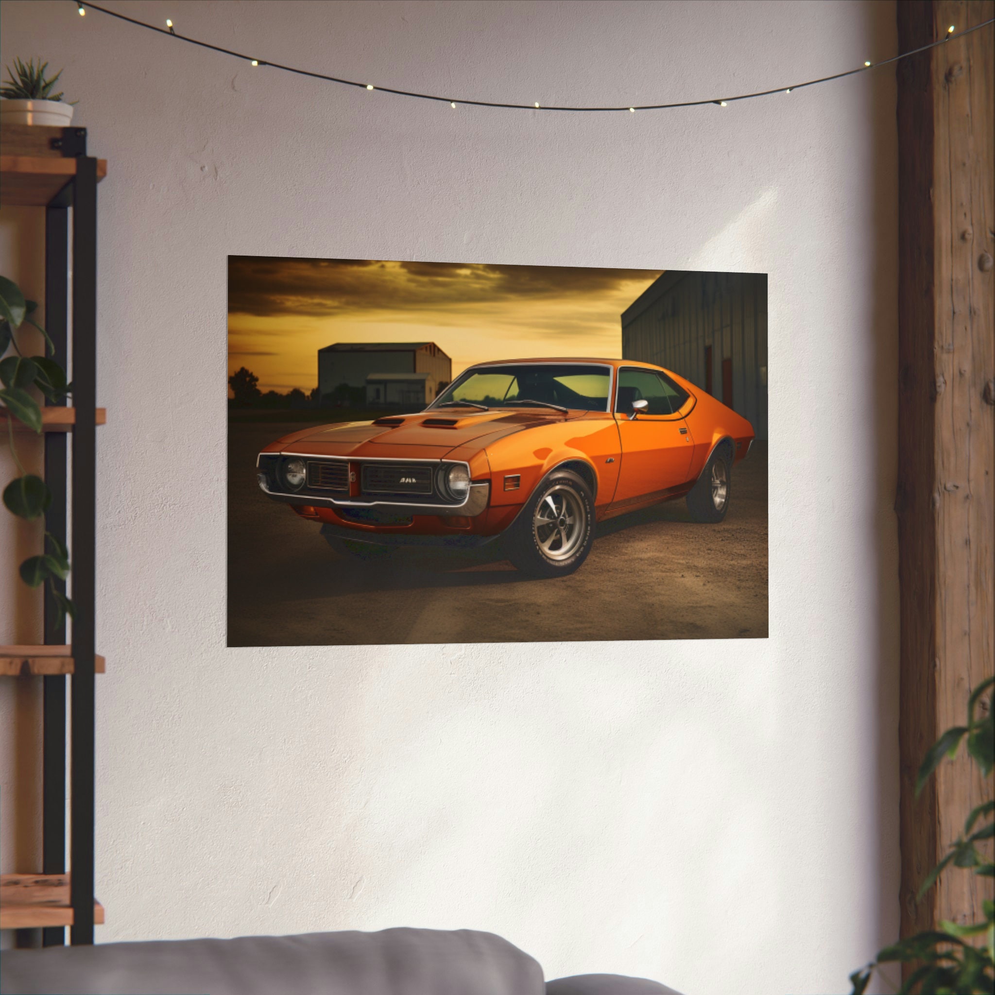 1971 AMC Javelin AMX Matte Horizontal Poster - Etsy