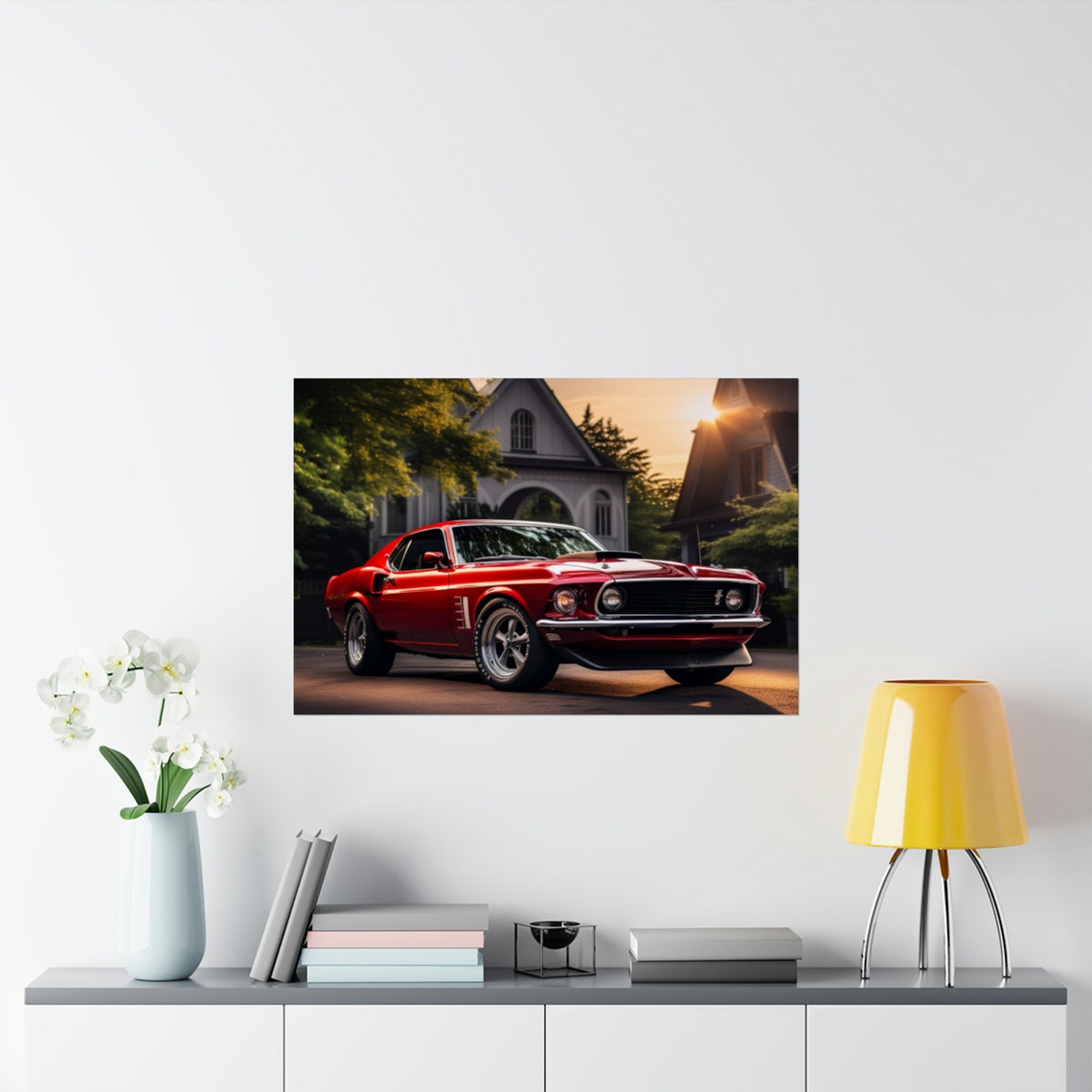 1969 Ford Mustang BOSS 429 Matte Posters Gearhead Gift a - Etsy