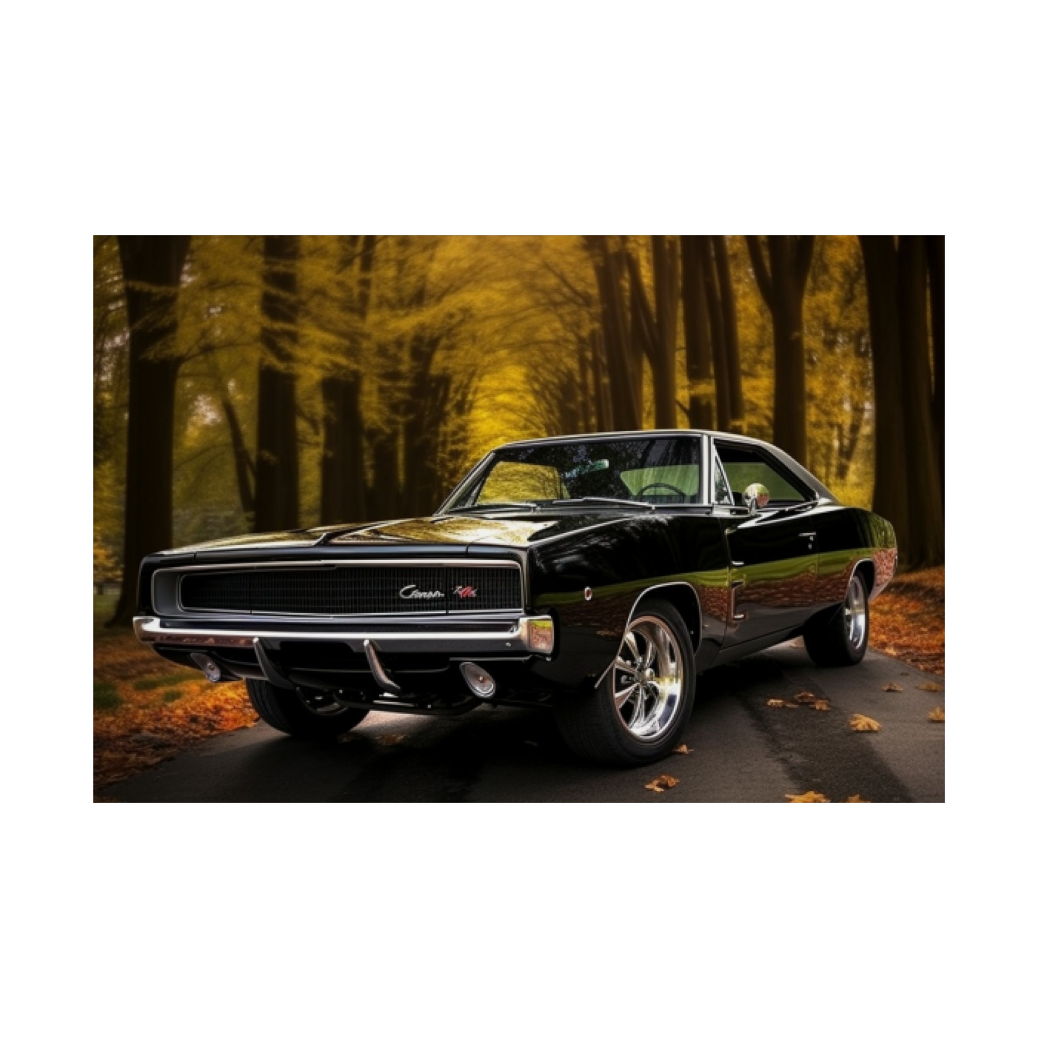 1968 Dodge Charger R/T Matte Horizontal Posters - Etsy